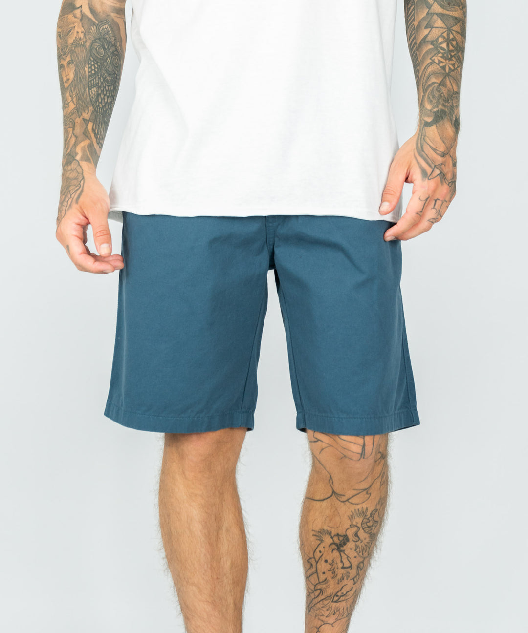 Washed Chino Short - Acero – Nuqa
